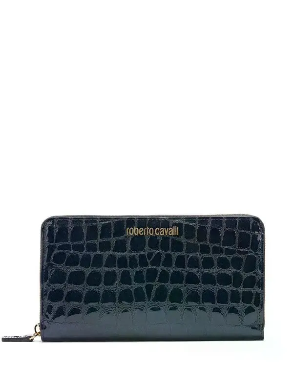 Roberto Cavalli Leather Wallet - Blue