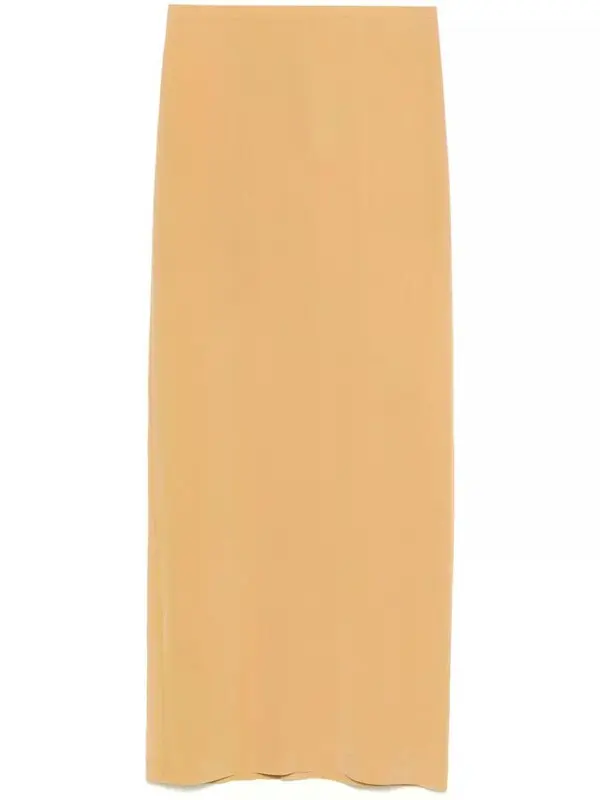 ALYSI Silk Midi Skirt