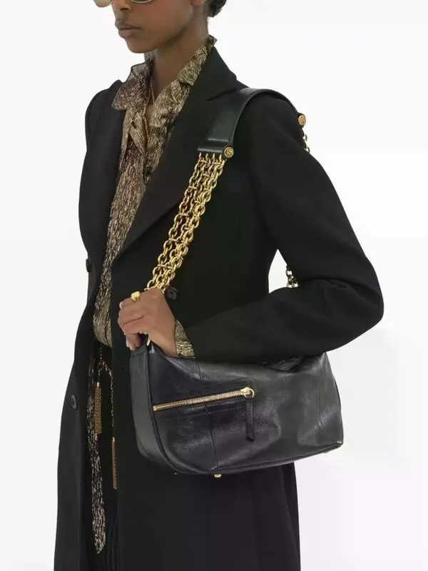 Chloé Leather Shoulder Bag - Black