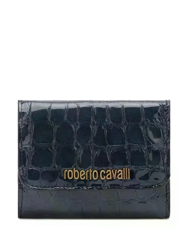 Roberto Cavalli Leather Wallet - Blue