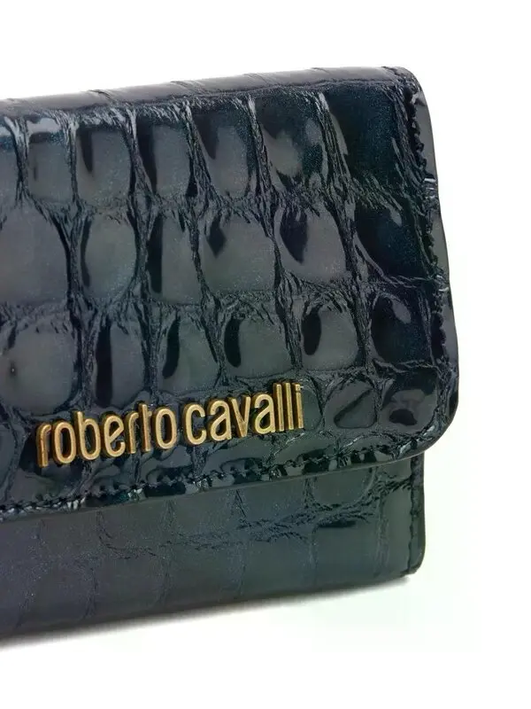 Roberto Cavalli Leather Wallet - Blue