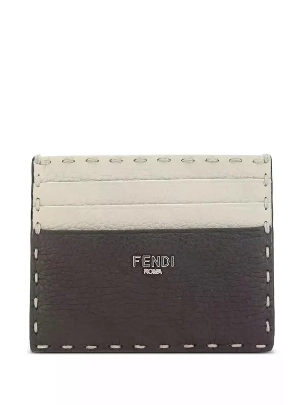 Fendi Two-tone Cardholder - Neutrals