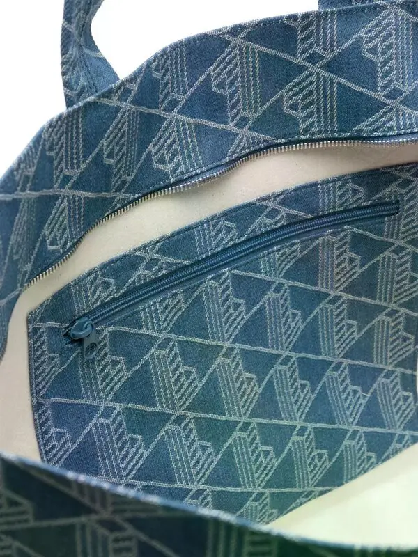 Lacoste Xl Mono-jacquard Tote Bag