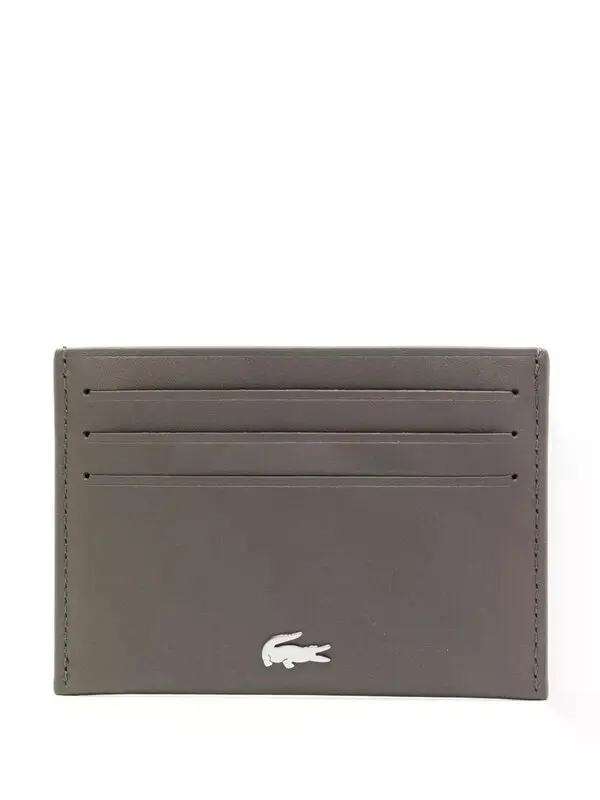 Lacoste Fg Leather Cardholder - Brown