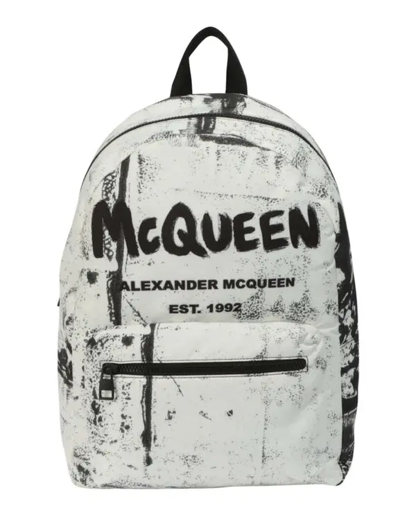 Alexander McQueen Metropolitan Backpack - Black/white