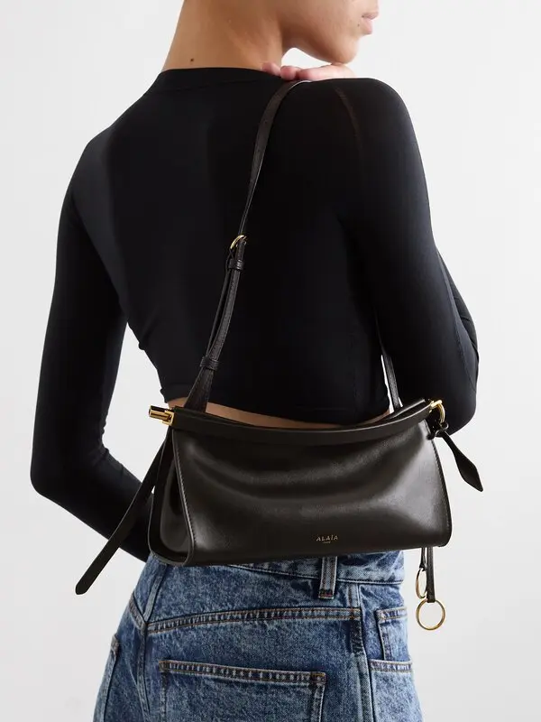 Alaïa Click E/w Small Leather Shoulder Bag