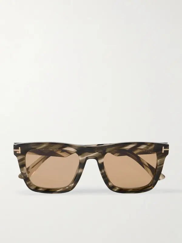 TOM FORD Lelio D-frame Sunglasses - Tortoiseshell