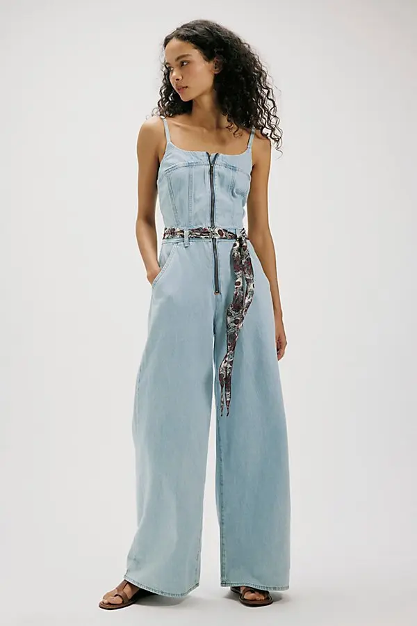 LEVI'S Bustier Denim Jumpsuit - Always Going To Change