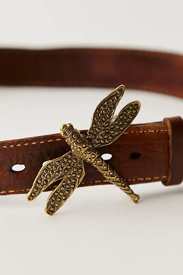 ALKEMIE Dragonfly Leather Belt