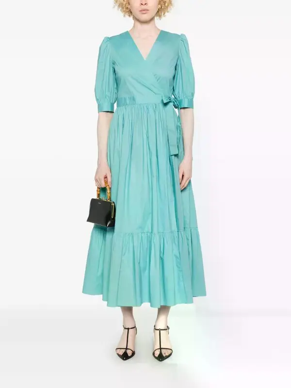 TWINSET Wrap Midi Dress