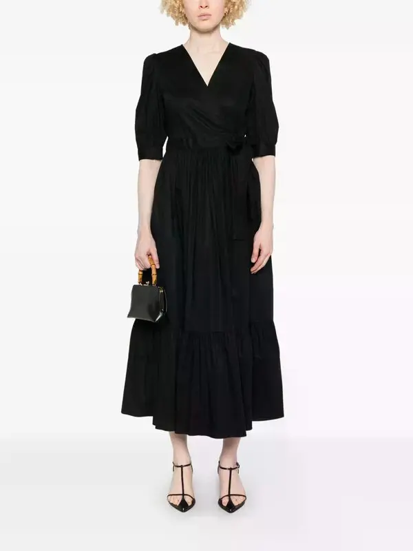 TWINSET Wrap Midi Dress