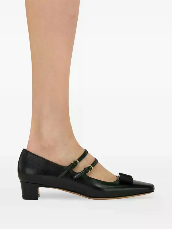 FERRAGAMO 30mm Vara Bow Mary Jane Pumps - Black
