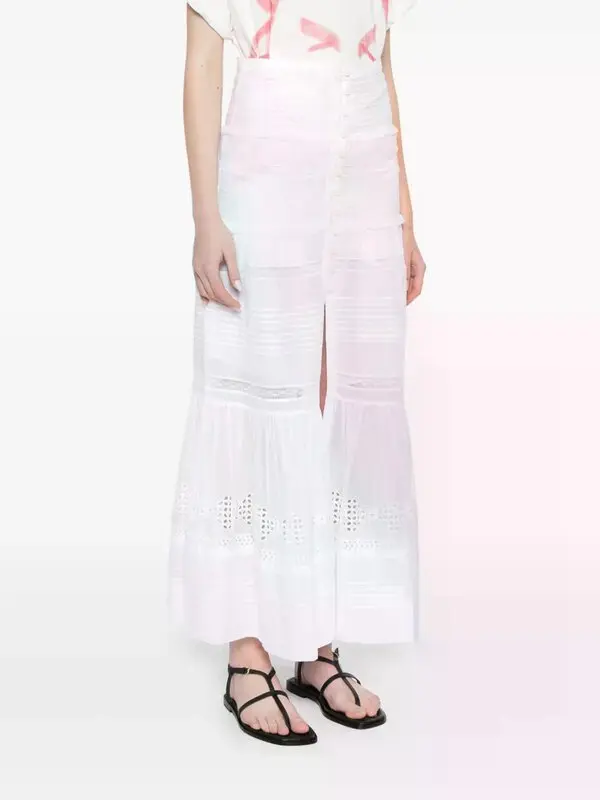 MARANT ETOILE Dusta Maxi Skirt - White