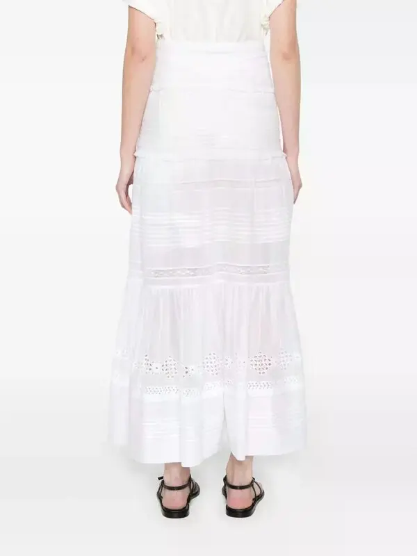 MARANT ETOILE Dusta Maxi Skirt - White