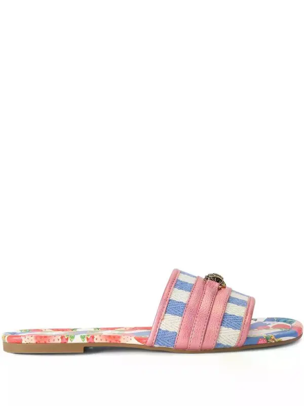 Kurt Geiger Soundback Flat Sandals - Blue