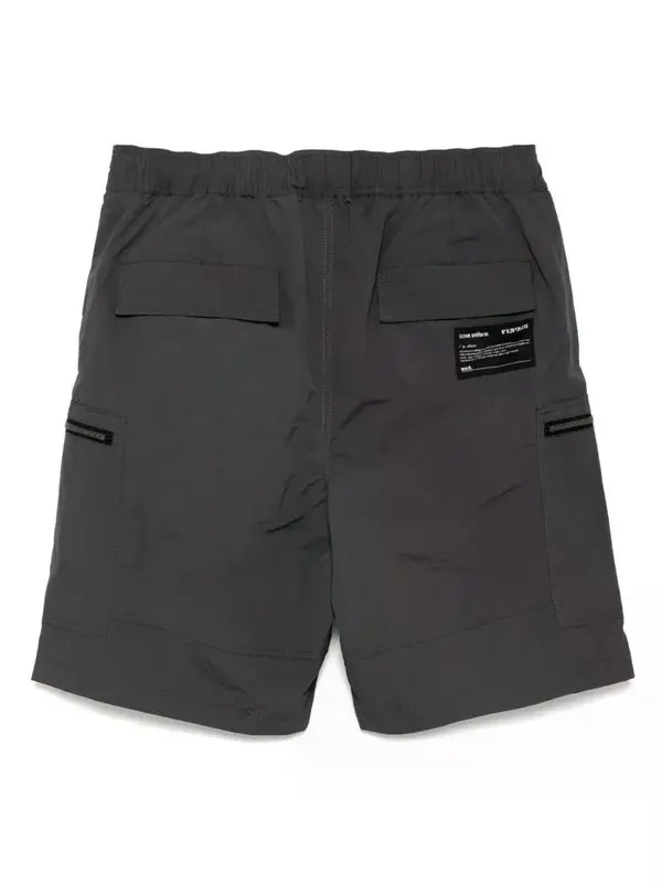 Izzue Drawstring Cargo Shorts - Grey