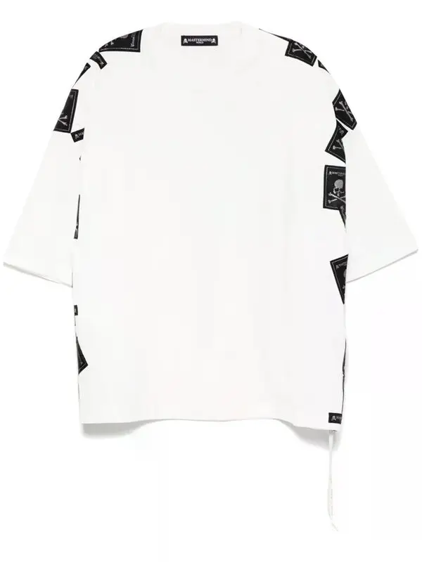 MASTERMIND WORLD Logo-patch T-shirt - White