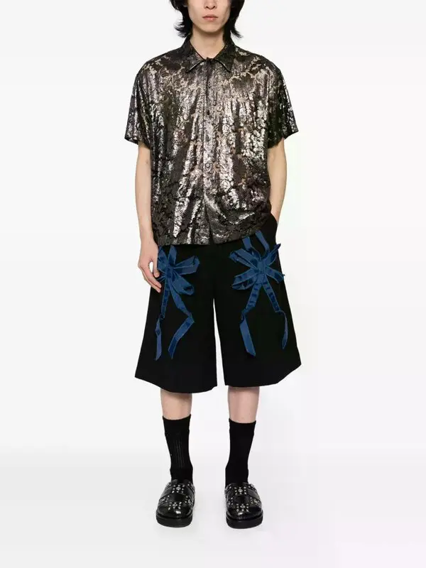 JUNTAE KIM Applique Shorts