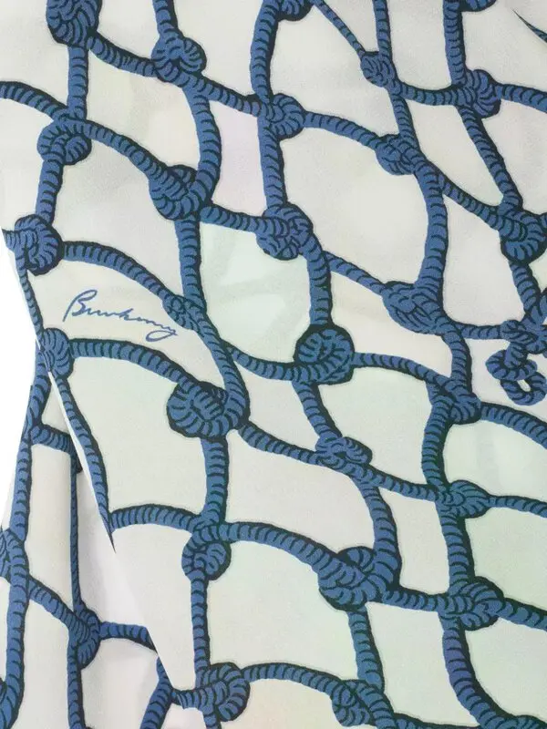 Burberry Printed Silk Top