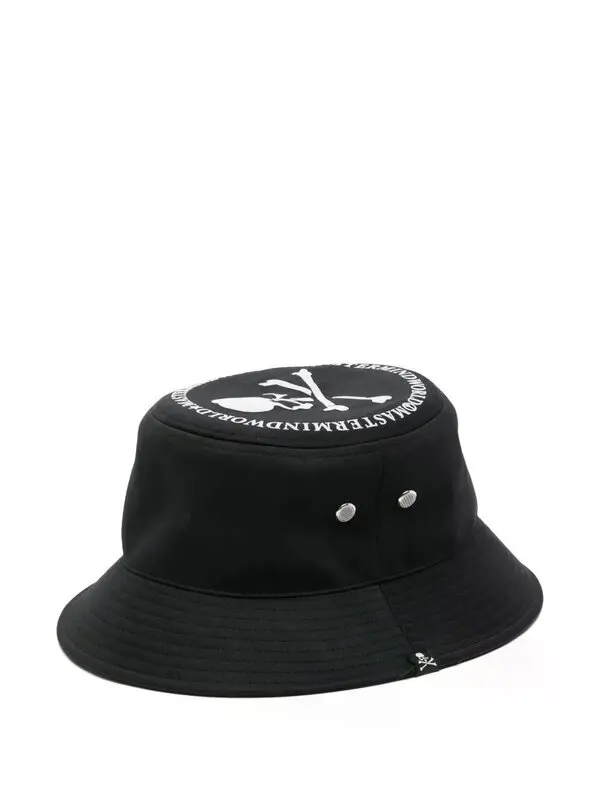 MASTERMIND WORLD Logo-print Bucket Hat - Black