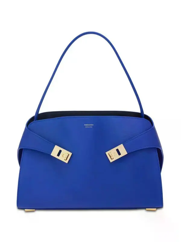 FERRAGAMO Medium Shoulder Bag - Blue