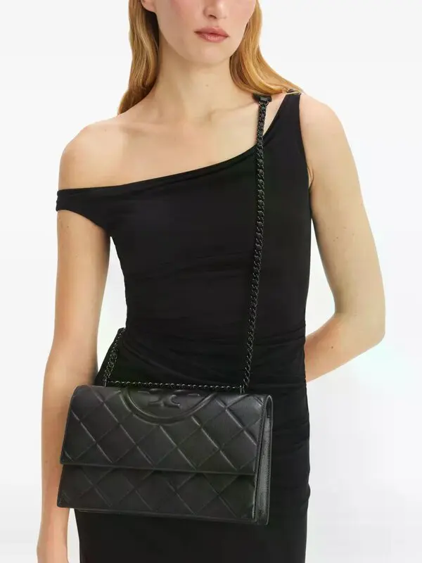Tory Burch Fleming Shoulder Bag - Black