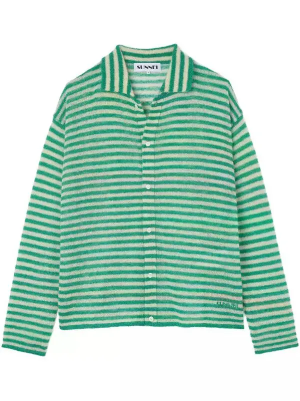 Sunnei Striped Cardigan