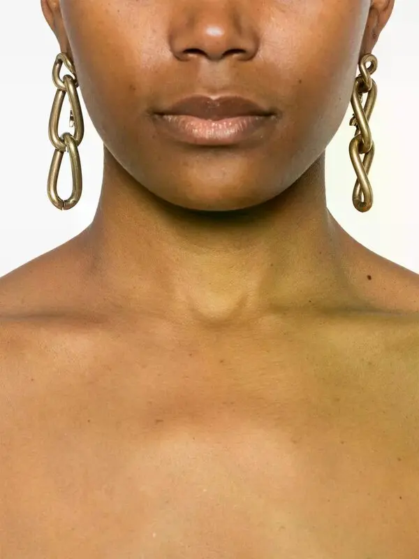 Patrizia Pepe Chain Earrings - Gold