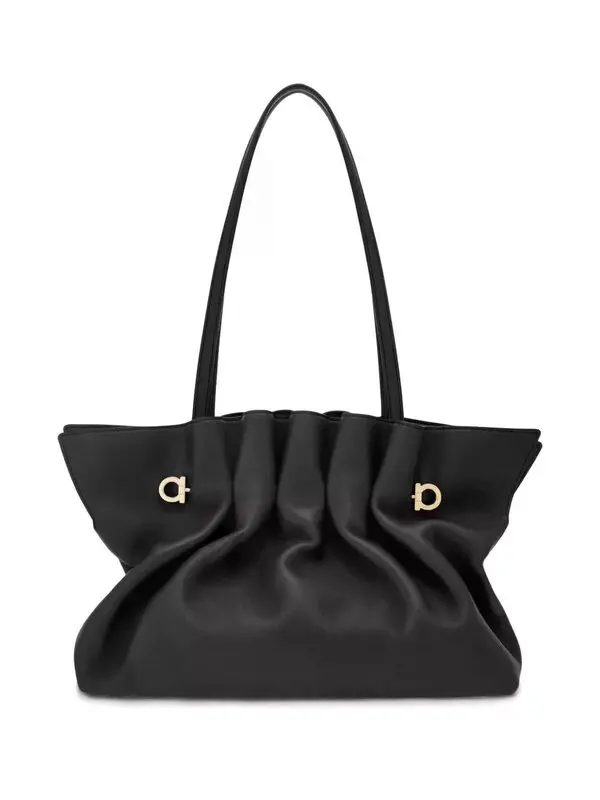 FERRAGAMO Medium Nappa Leather Shoulder Bag