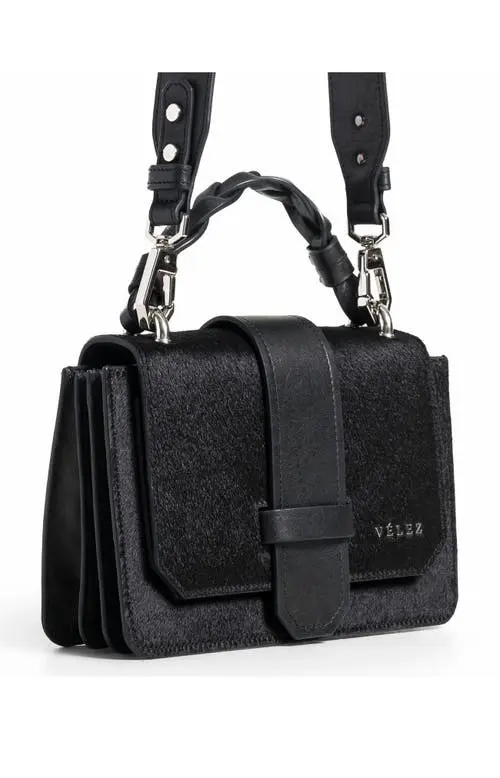 VELEZ Vélez Mini Garniel Leather Bowling Bag - Black