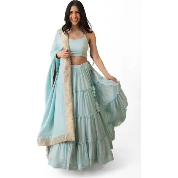 RAAS Elvia Tiered Lehenga Choli Set