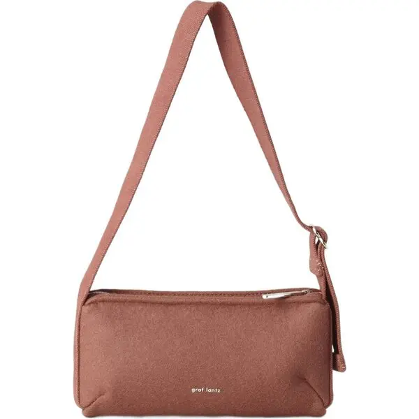 GRAF LANTZ Campus Merino Wool Shoulder Bag - Terracotta