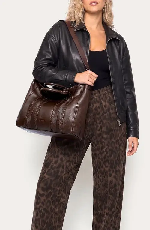 AIMEE All For Love Convertible Tote - Fudge