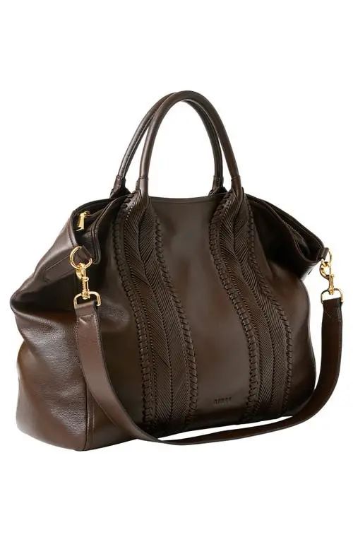 AIMEE All For Love Convertible Tote - Fudge