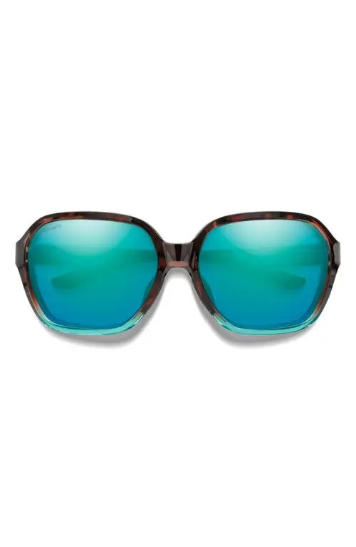SMITH Whitney 61mm Chromapop™ Polarized Sunglasses - Opal Fade / Opal Mirror
