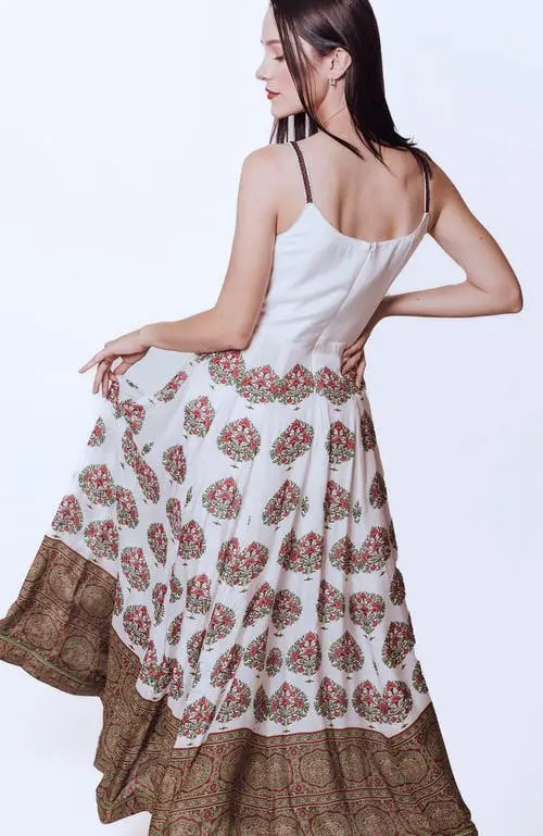 RAAS Linnea Ajrakh Print Gown