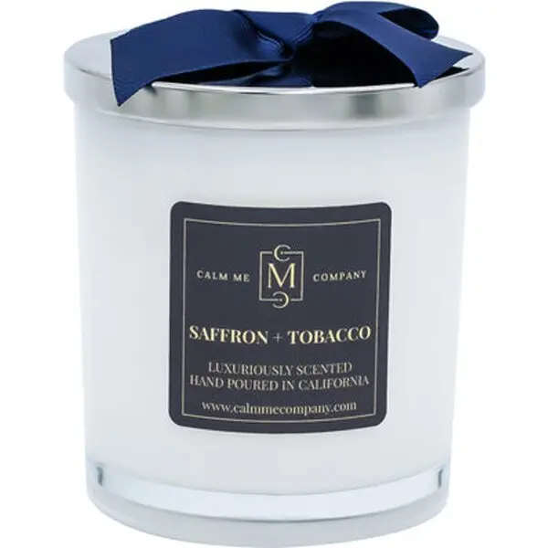 CALM ME Saffron + Tobacco Candle 340g - None