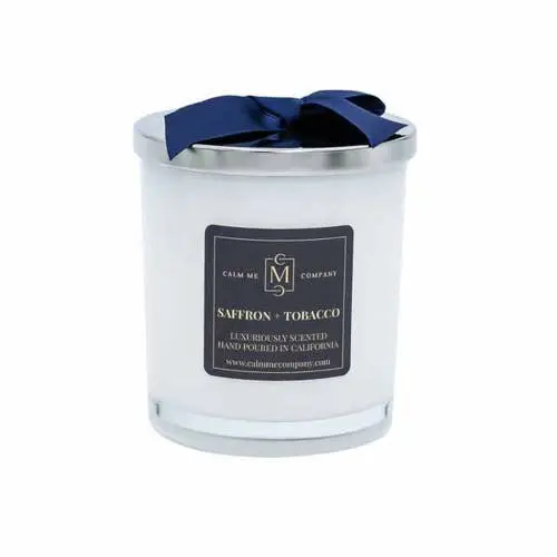 CALM ME Saffron + Tobacco Candle 340g