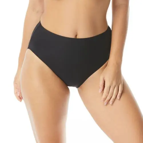 COCO CONTOURS Onyx High-waist Bikini Bottom - 001-black