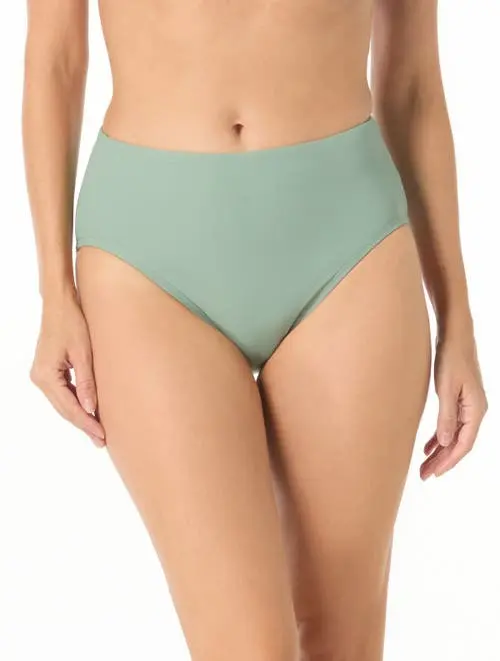 COCO CONTOURS Onyx High Waist Bikini Bottom - Beach Grass