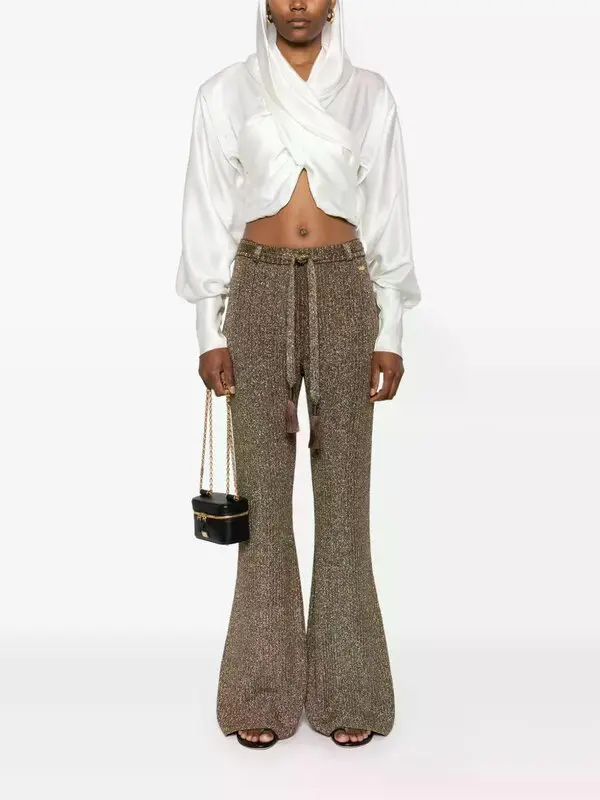 TOM FORD Metallic-threading Trousers
