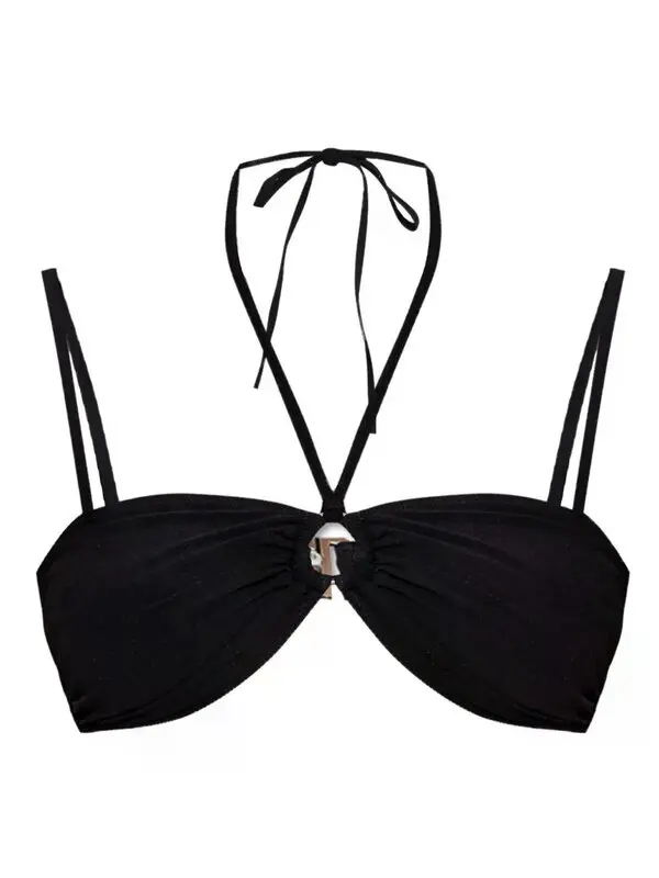 Isabel Marant Twisted-front Bikini Top - Black