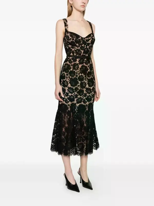 SELF-PORTRAIT Lace Midi Dress