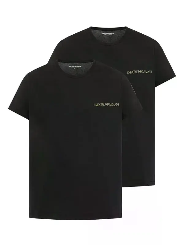Emporio Armani Logo-embroidered T-shirts