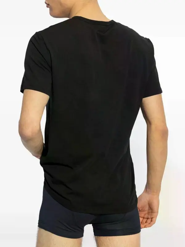 Emporio Armani Logo-embroidered T-shirts