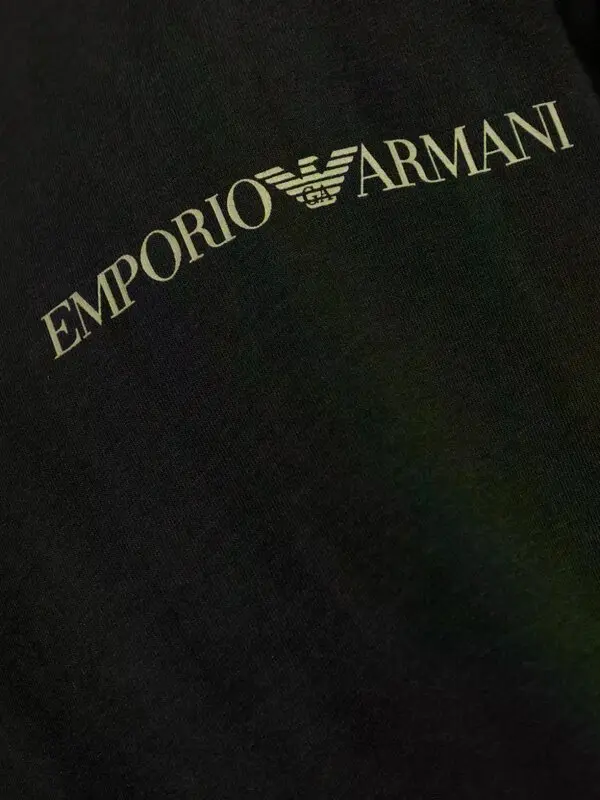 Emporio Armani Logo-embroidered T-shirts