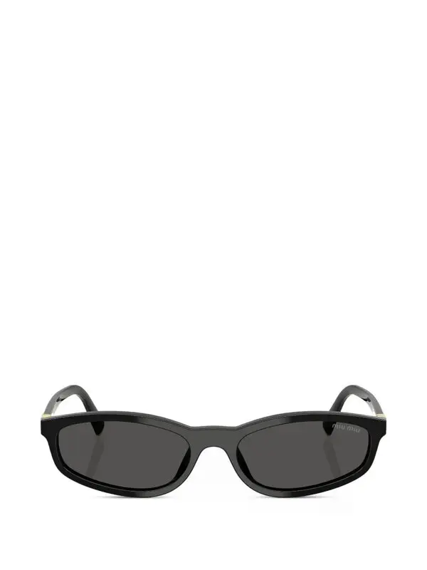 Miu Miu Round-frame Sunglasses - Black