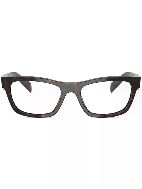 Prada Rectangle-frame Glasses - Brown