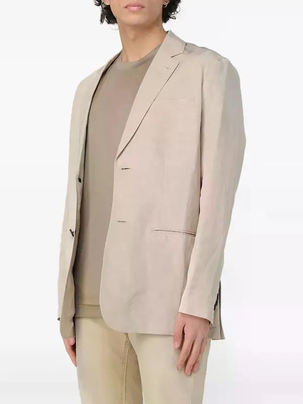 Emporio Armani Slub-textured Blazer