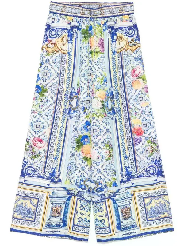 Camilla Wall To Wall Wonders Palazzo Trousers - Blue